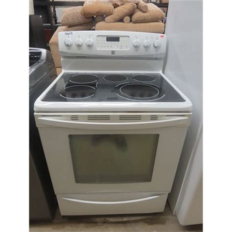 Kenmore Model 970 678620 Glass Top Convection Oven 30 Stove White