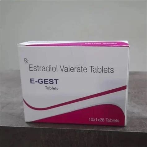 E Gest Estradiol Valerate Tab Strength 1 Mg At Rs 100 Stripe In Nagpur