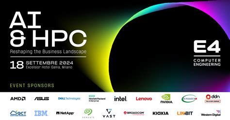 Rimodellare Il Paesaggio Aziendale E4 E I Vendor It Per Ai E Hpc