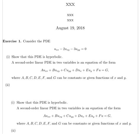 Enumerate Sub Enumerating Exercises And Alignment Tex Latex Stack