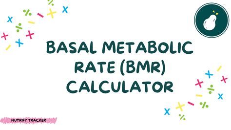 Basal Metabolic Rate Bmr Calculator