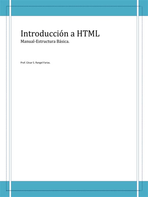html pdf html informática
