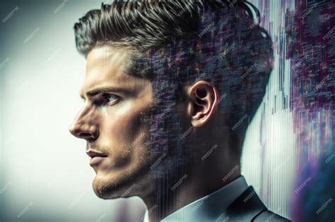 Premium Photo Wondrous Visually Database Code Double Exposure On