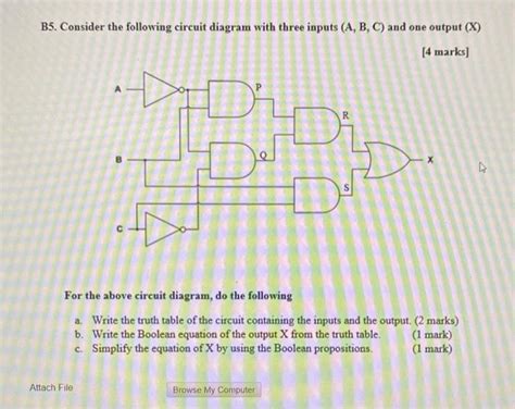 solved b5 consider the following circuit diagram with three