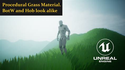 unreal engine long time ago look alike stylized grass advertising