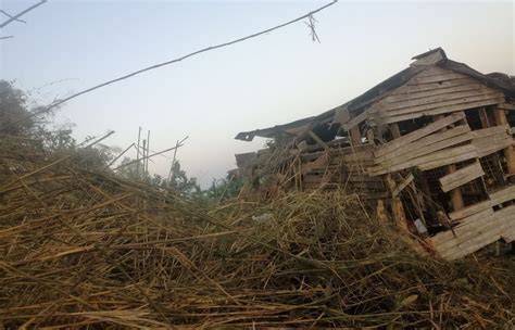 စစ်ကောင်စီ ဗုံးကြဲမှုကြောင့် ဂွမြို့နယ်တွင် ဖခင်ဖြစ်သူ သေဆုံးပြီး သားသမီးနှစ်ဦး ပြင်းထန် ဒဏ်ရာရ