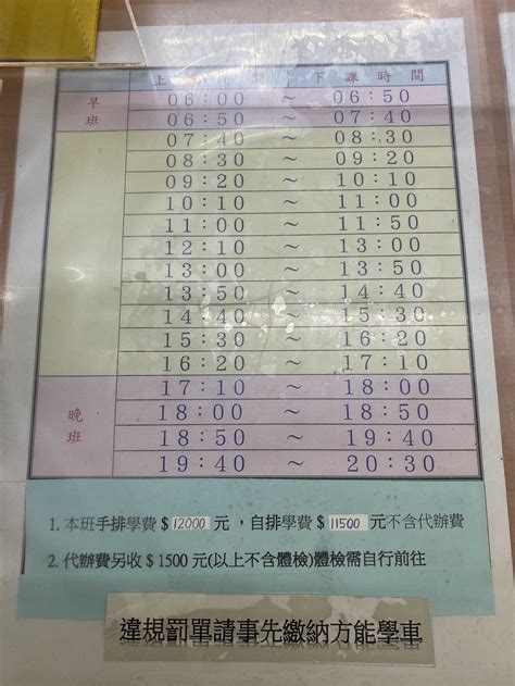 中正駕訓班團報 中正大學板 Dcard