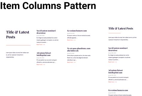Block Patterns Create Patterns To Start Populating The Library · Issue 20345 · Wordpress