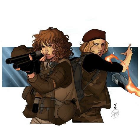 Nancy And Robin Fanart Bagulhos Sinistros Designs De Tatuagem Desenhos