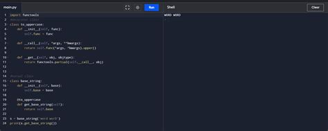 Python Why Do I Get Missing Required Argument Self When Using A Decorator Written As A