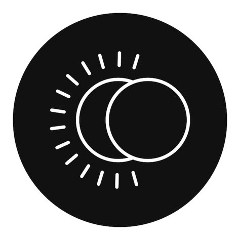 Premium Vector Solar Eclipse Vector Illustration