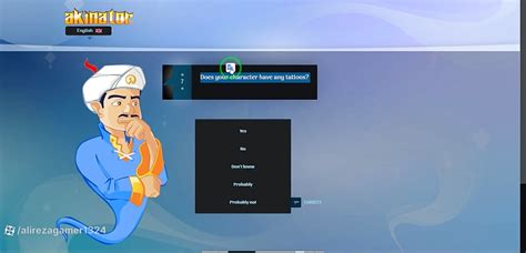 گیم پلی بازی آکیناتورهوش مصنویی پیشگو