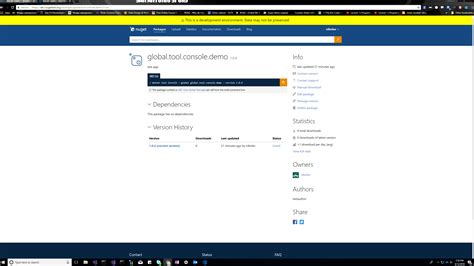 Handling Of Tool Packages · Issue 5182 · Nugetnugetgallery · Github