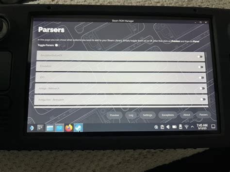 Can I Not Edit Parser Settings Anymore Remudeck