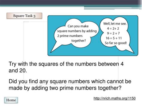 Ppt Square Number Task Powerpoint Presentation Id 5827632