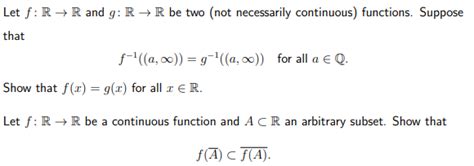 Solved Let F Rr And G Rr Be Two Not Necessarily