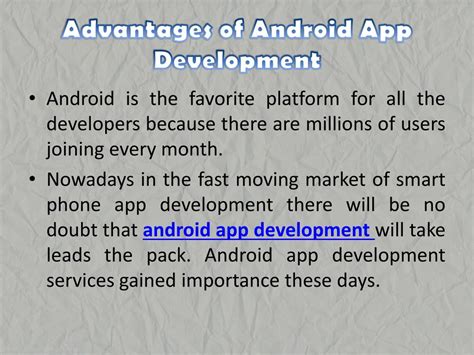 PPT Android Application Development Company Dubai PowerPoint Presentation ID