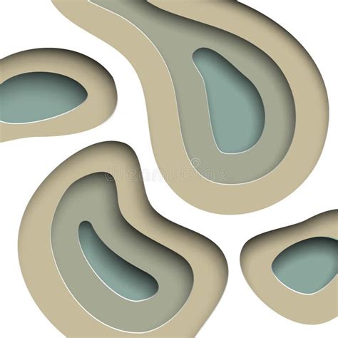 Vector Layered Paper Cut Style Science Learning Composition Stock Vector Illustration Of Maths