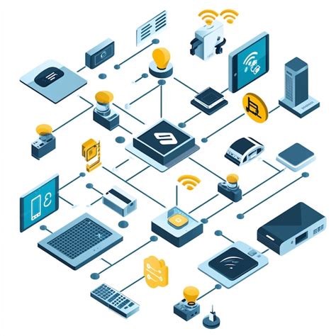 A Visual Representation Of The Internet Of Things Iot Connecting