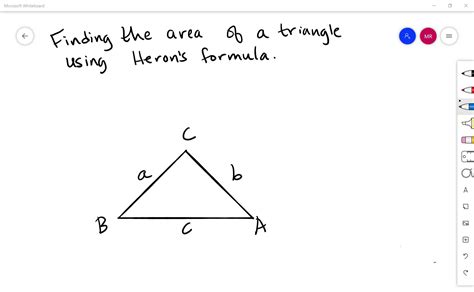 6 3 heron s formula math2312 21