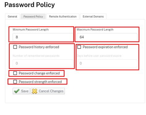 Unity Access 7 Password Policy Unity Access 7 Password Policy