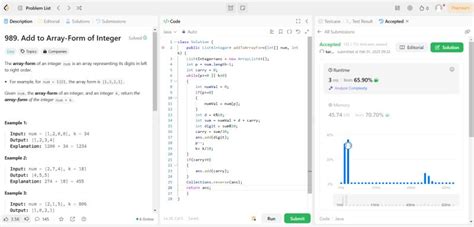 Karuna Shinde On Linkedin 100daysofcode Day7 Addtoarrayform 100daysofcode Leetcodechallenge