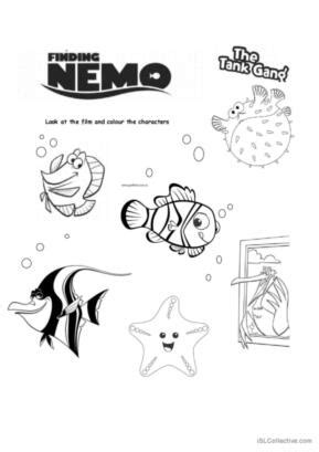 5 Finding Nemo English ESL Worksheets Pdf Doc