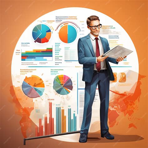 Premium Ai Image Business Infographic Analysis Of Graph Illustration