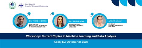 Two Day Workshop On Current Topics In Machine Learning And Data