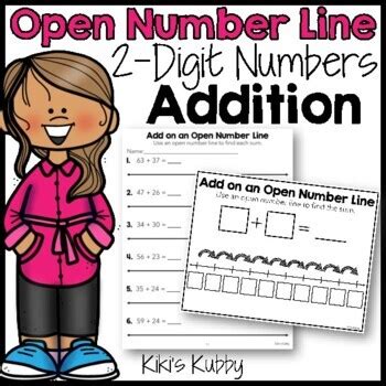 Adding Using An Open Number Line By Kiki S Kubby TpT