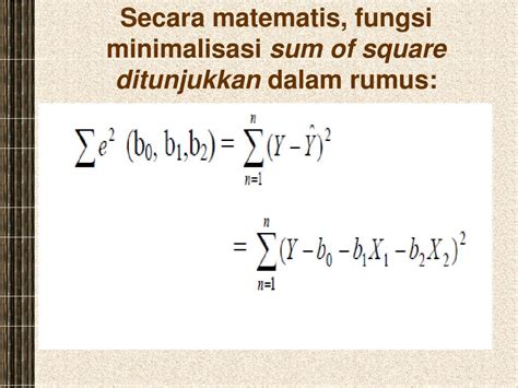 Ppt Regresi Linier Berganda Powerpoint Presentation Free Download