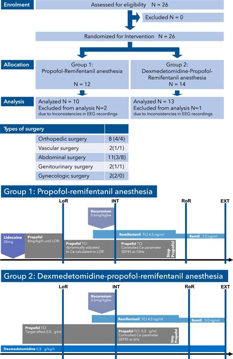 Electroencephalographic Guided Propofol Remifentanil Tci Anesthesia With And Without