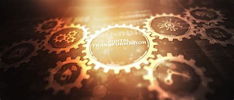 Digital Transformation Strategy Business Processes Internet And Cloud Computing Stock Image