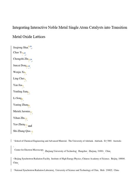 integrating interactive noble metal single atom catalysts into