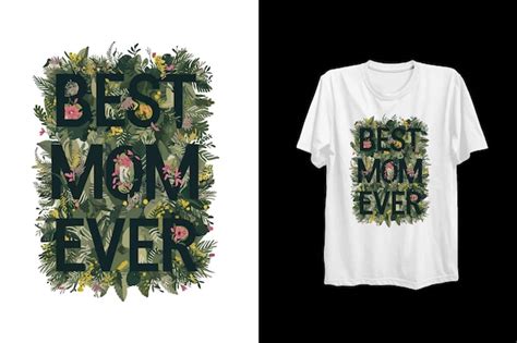 Premium Vector Best Mom Ever Typography Vector Design