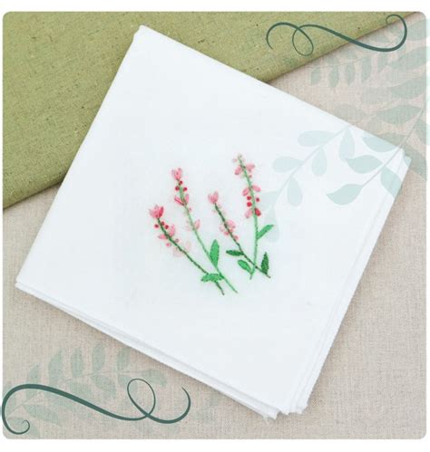 토이앤스티치손수건 자수패키지 들꽃 손수건 1 모든재료포함 도안 프랑스자수 Diy 티몬