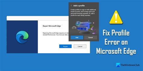 Fix Profile Error On Microsoft Edge Trendradars