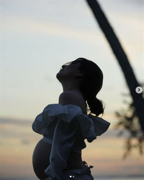 벤 만삭 화보 공개…“하와이 천사랑 또 올게”