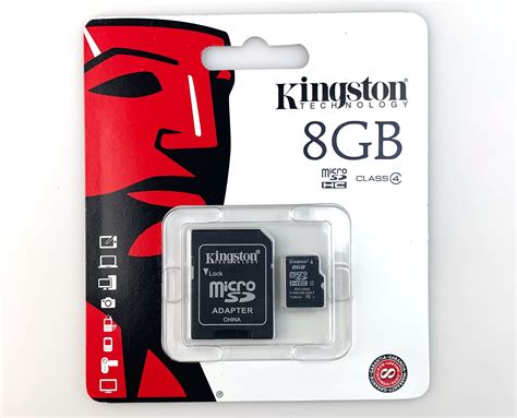 Microsd Card And Adapter 8gb Tinycircuits