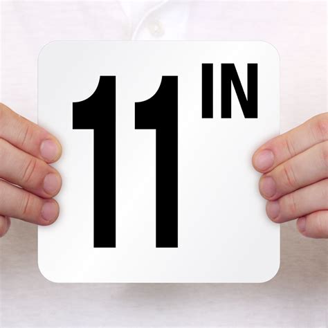 11 Inch Pool Depth Marker Signs Sku Mk 0188