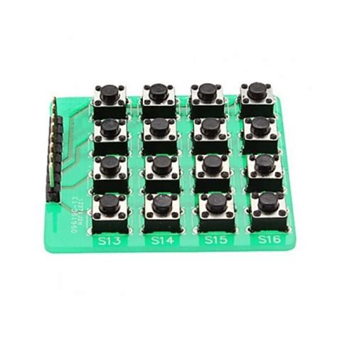 Matrix Keypad 4x4 Module 16 Button For Mcu Or Arduino