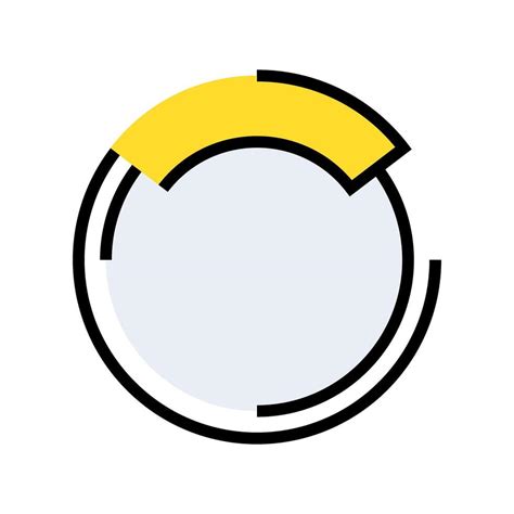 Futuristic Circle Element Modern Circular Interface Frame Design