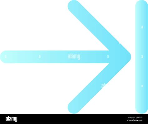 next step flat gradient color ui icon stock vector image and art alamy