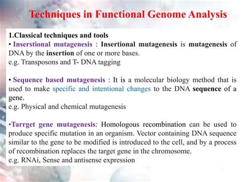Functional Genomics PPTX