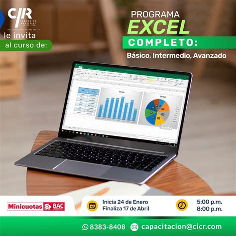 Programa Excel Completo BÁsico Intermedio Y Avanzado Fecha 24 31… Cámara De Industrias De