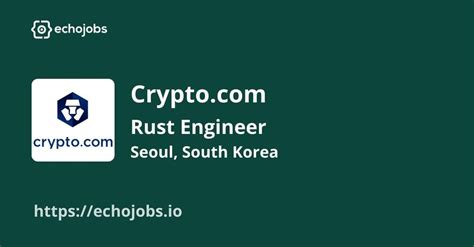 Hiring Rust Engineer Greenfield Project Seoul South Korea Remote Hybrid Go Rust Java