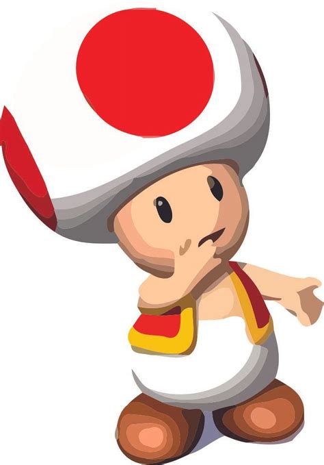 Super Mario Characters Mushroom