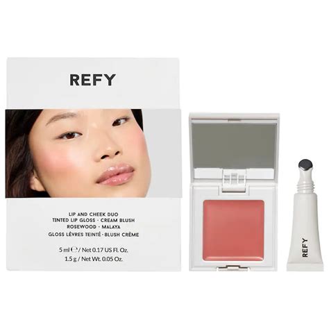 Refy Lip Gloss And Cheek Duo Set Damar Beauty
