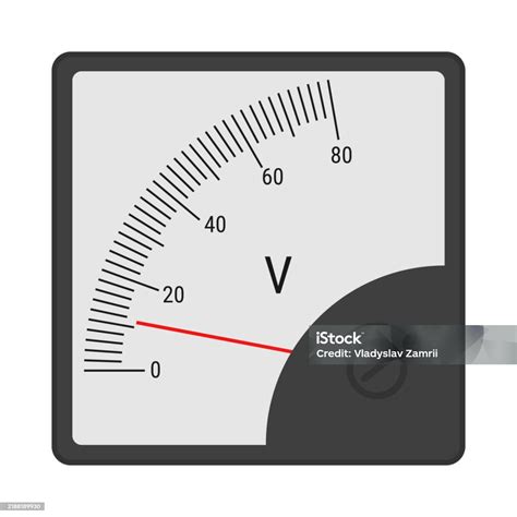 Analog Voltmeter Device Stock Illustration Download Image Now