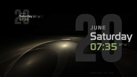 Resizable Date Time And Weather For Rainmeter By Adni18 On Deviantart